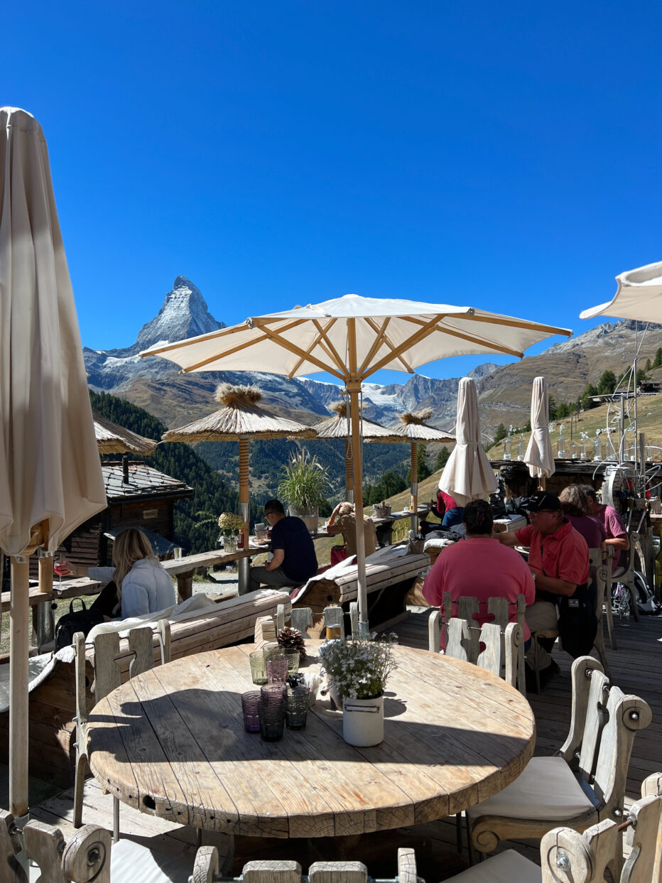 Mountain Restaurant Chez Vrony Zermatt | SwissGlam.ch